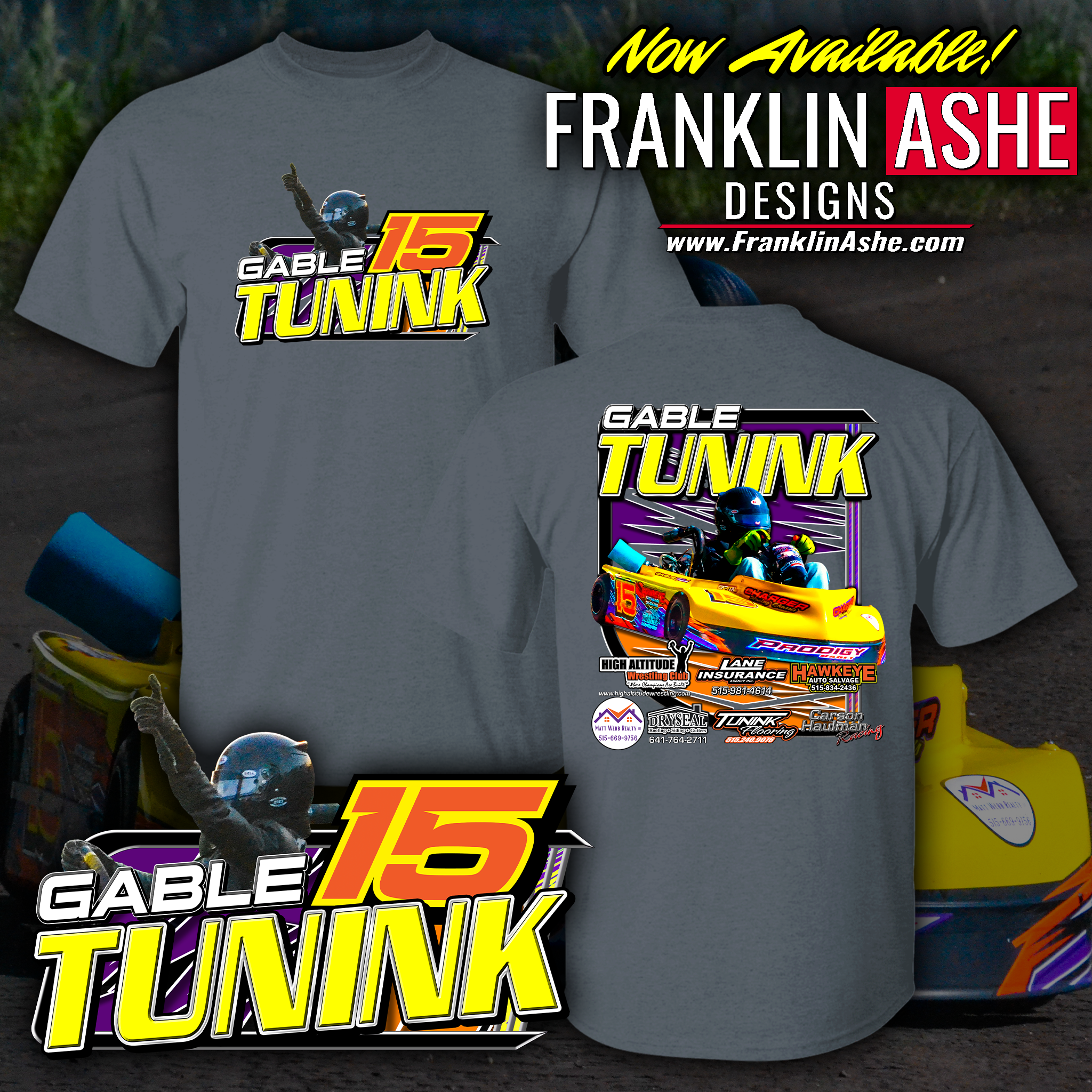 Gable Tunink Racing – Franklin Ashe Designs
